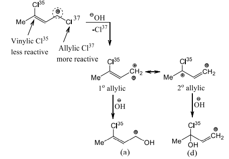 Consider the following reaction using isotopically labelled Cl 35, Cl ...