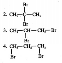 The total no. of structural isomers of C 3 H 6 Br 2: