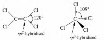 The Cl-C-Cl angle in 1, 1, 2, 2-tetrachloroethene and ...