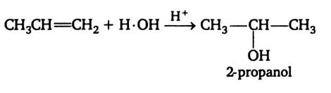 1-propanol can be easily obtained from propene CH3-CH=CH2 , by ...