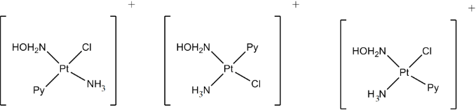 The number of geometric isomers that can exist for square planar [ Pt ...