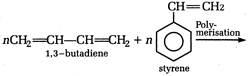 The ratio of butadiene and styrene in Buna-S polymer is