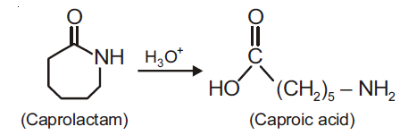 The formation of which of the following polymers involves hydrolysis ...
