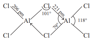 Which of the following statements is correct for the compound Al 2 Cl 6 ...