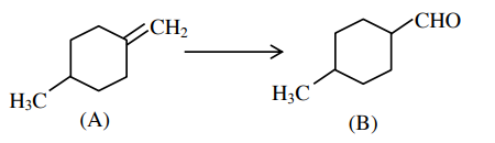 Which of the following reagents/ reactions will convert 'A' to 'B'?