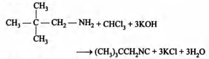 A compound with formula C5H13 gives a base soluble derivative in the ...