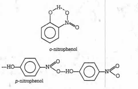 The boiling point of p-nitrophenol is higher than that of o-nitrophenol because