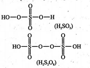 Which of the following compound(s) have peroxy linkage?