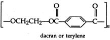 Which of the following polymer has este linkage?