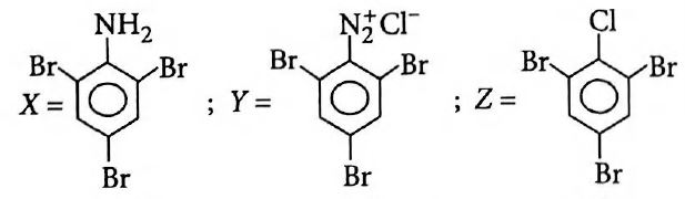 Identify X Y And Z In The Given Sequence Of Reactions