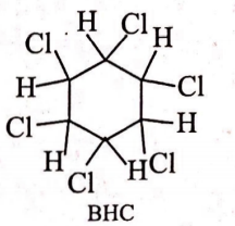 The number of double bonds in BHC (gammexane) is