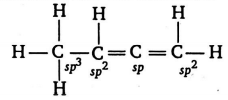 The compound 1, 2-butadiene has: - Tardigrade