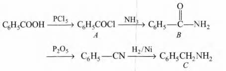 In the following identify the compounds/reaction conditions represented ...