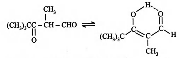 An organic compound P on keeping in slightly acidic aqueous solution ...