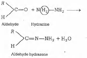 During reduction of aldehydes with hydrazine and potassium hydroxide ...