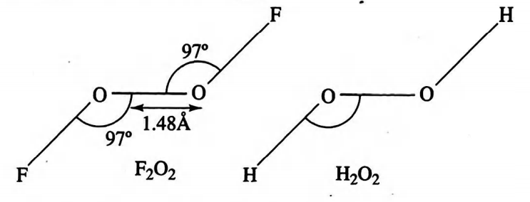 Shape of O 2 F 2 is similar to that of - Tardigrade