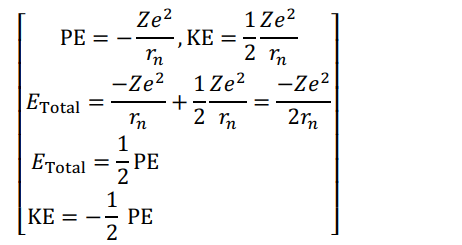 The ratio of kinetic energy and potential energy of an electron in a ...
