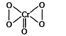 The oxidation number of chromium in CrO5 is - Tardigrade