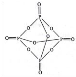 How many bridging oxygen atoms are present in P4 O10