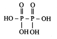 The number of P - OH bond(s) in hypophosphoric acid is.