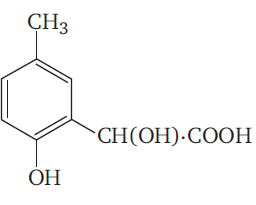 P - cresol reacts with chloroform in alkaline medium to give the ...