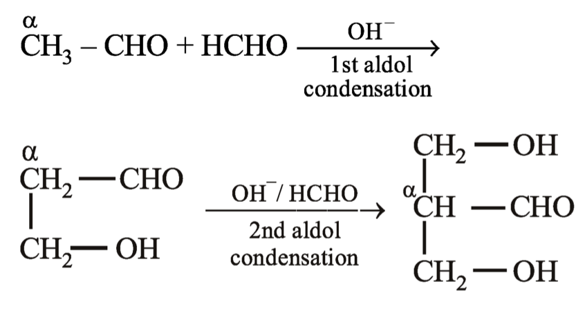 How many number of aldol reaction(s) occurs in the given transformation?