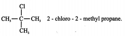 The IUPAC name of tertiary butyl chloride is: - Tardigrade