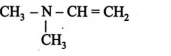 Ethyl methyl vinyl amine has the structure - Tardigrade