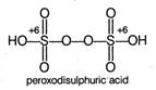 The oxoacid of sulphur which contains two sulphur atoms in different ...