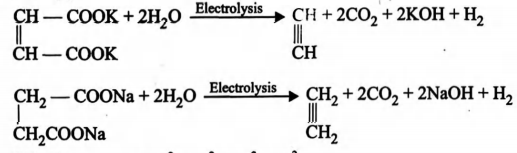 Acetylene is obtained by the electrolysis of - Tardigrade