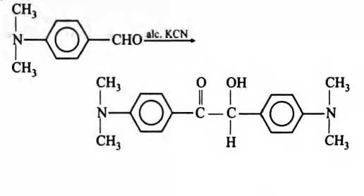 Statement 1: p -N, N-dimethylaminobenzaldehyde undergoes benzoin ...