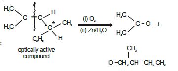 An optically active compound having molecular formula C8H16