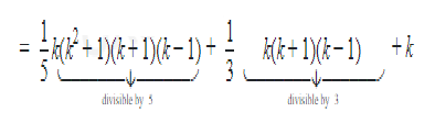 (k5/5)+(k3/3)+(7/15 k) is if k ∈ N - Tardigrade