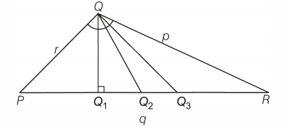 Let PQR be an acute-angled triangle in which PQ