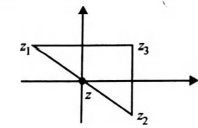 A point z is such that it is equidistant from three distinct points z1 ...