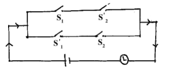 Symbolic form of the given switching circuit is equivalent to