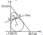 Triangle ABC has vertices at A (0,4), B (3,0) and C (0,0). There exists ...