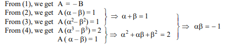 The first four terms of a sequence are given by T1=0, T2=1, T3=1, T4=2 ...
