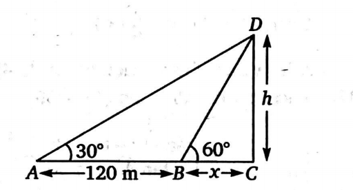 The elevation of an object on a hill is observed from a certain point ...