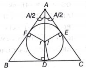 In a triangle ABC. let a, b, c, s, r, R, I, S, r1, r2, r3 stand for ...