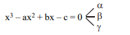 Let α, β and γ be the positive roots of a cubic x 3- ax 2+ bx - c =0 ...