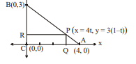 Let ABC be a C-right angled triangle with AC =4, BC =3 and P is a ...