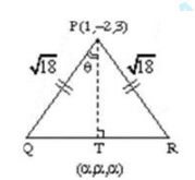 If two distinct points Q, R lie on the line of intersection of the planes -x+2 y-z=0 and 3 x-5 ...