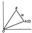 Area of the triangle in the argand diagram formed by the complex ...
