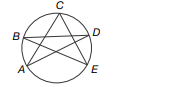 In the given figure (not to scale), A, B, C, D, and E are concyclic points. If angle A C E=55 ...