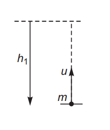 A ball is projected vertically upwards with a certain initial speed. Another ball of the same ...