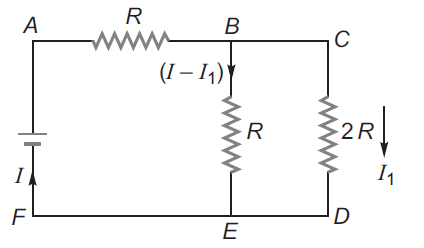 The charge supplied by source varies with time t as Q=a t-b t2 . The ...