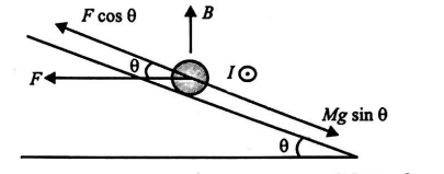 A straight piece of conducting wire with mass M and length L is placed ...