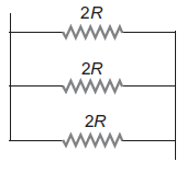 Assertion In the following circuit the resistance between points A and ...