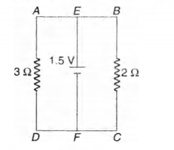 A rectangular frame ABCD, made of a uniform metal wire, has a straight ...
